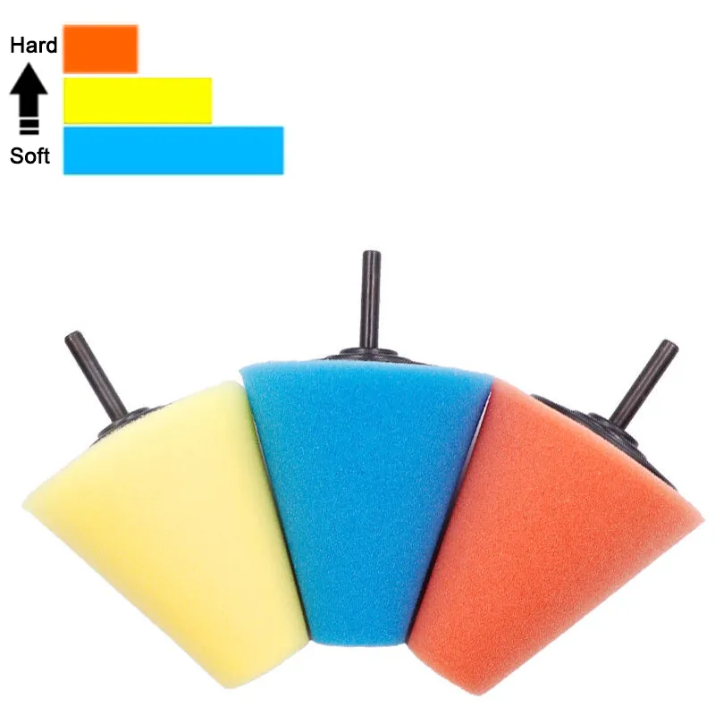 DHgate.com:6mm Polishing Cone Sponge - Auto Wheel Hub Buffing Drill ...