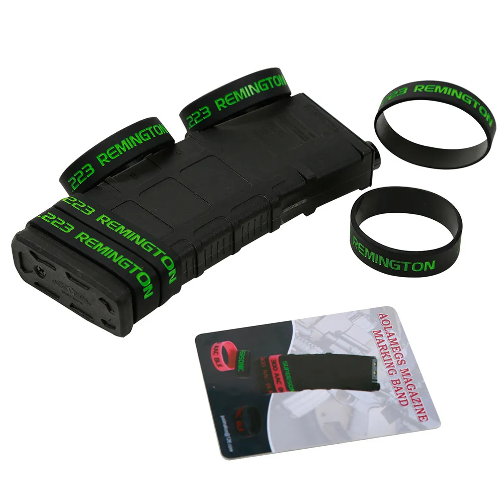 Gun Magazine Marking Bands - .223 REM - 6 Pack - Color Coded Marker ...