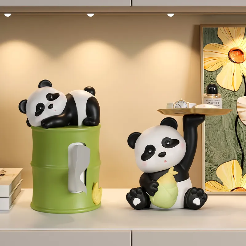 Panda Key Storage Box: Cute Home Decor & Entryway Organizer From ...