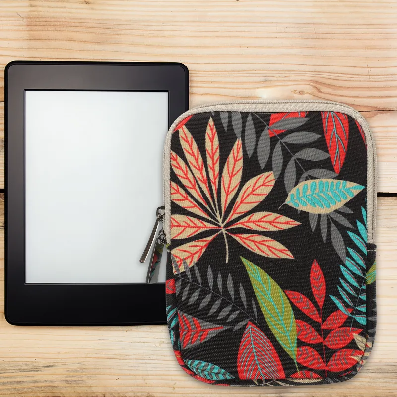 E-reader Ebook Sleeve Canvas Protective Cover for Electronic Book ...