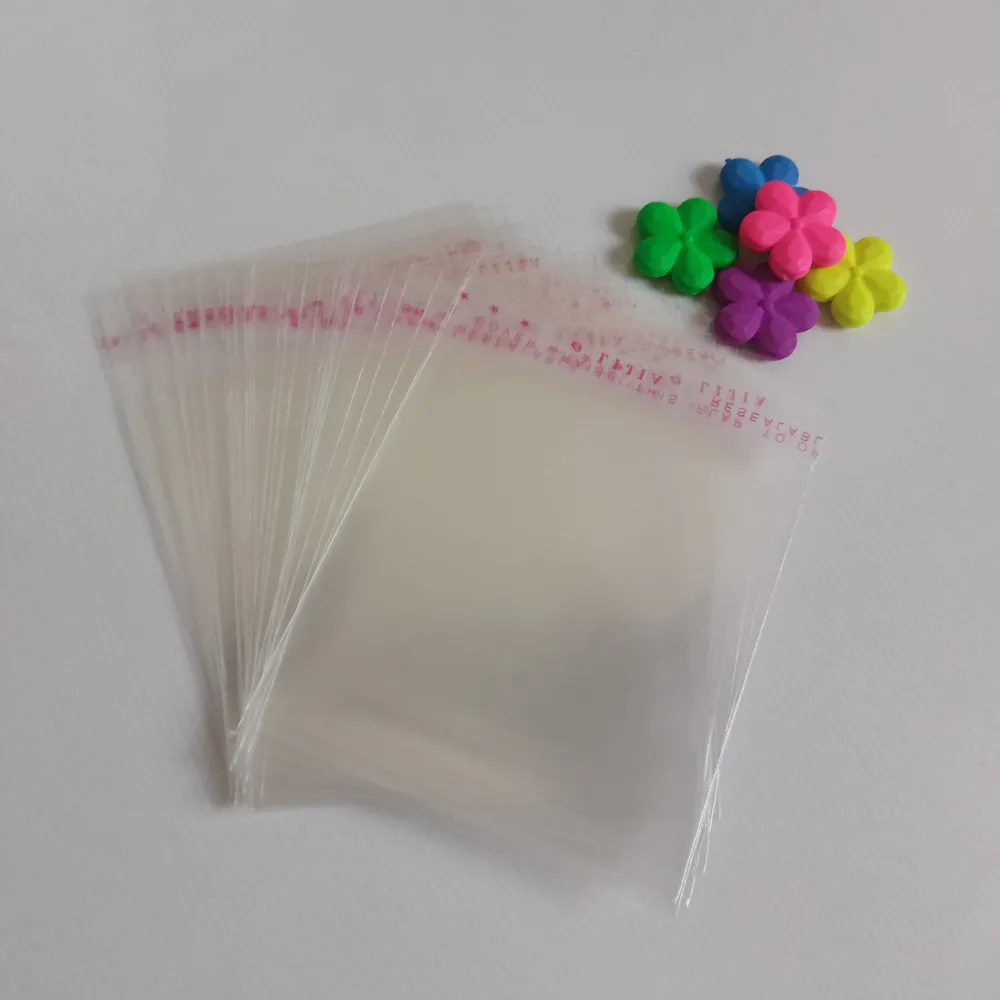 Clear Transparent Opp Bags with Self-Adhesive Closure for Jewelry ...