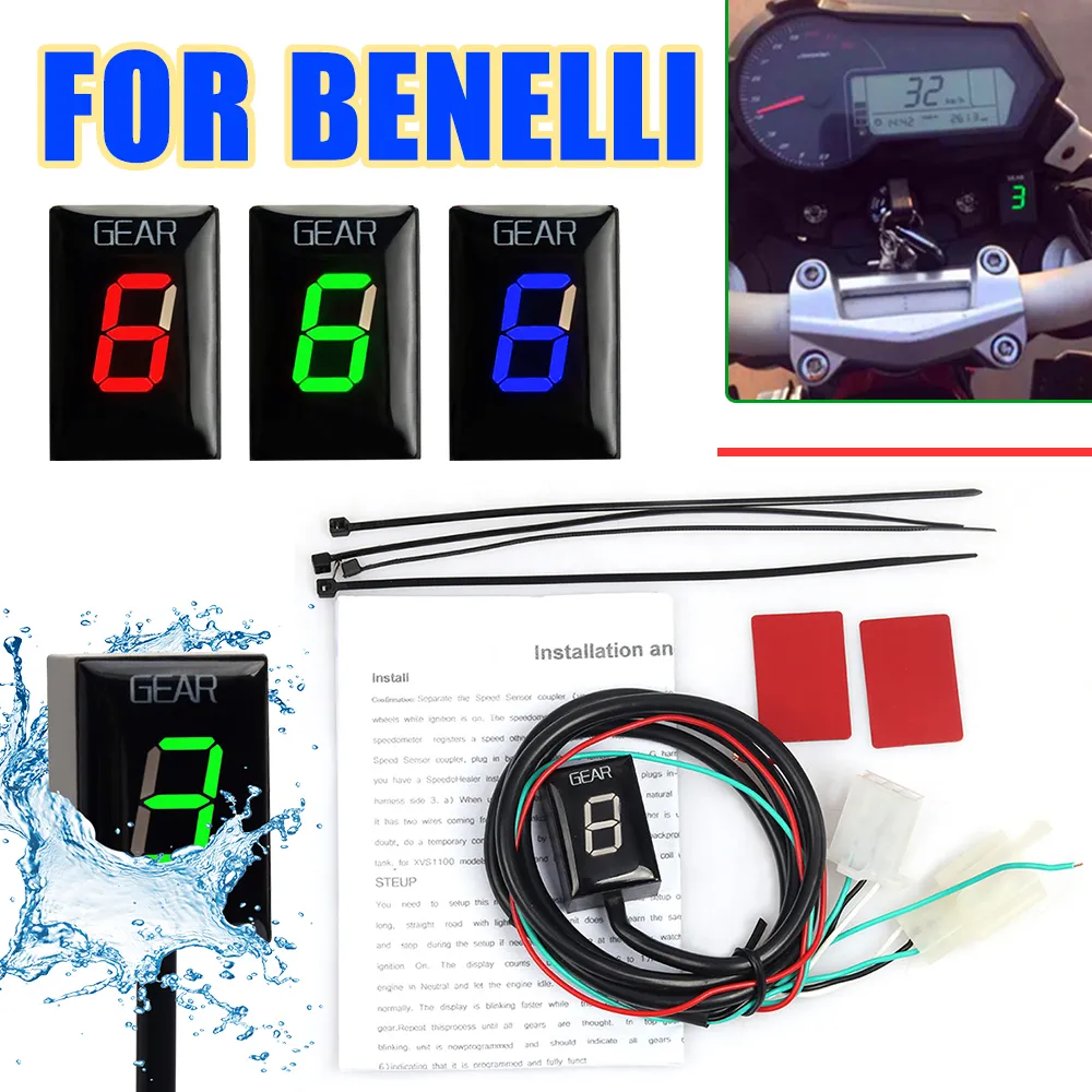 Digital Motorcycle Gear Indicator For Benelli TNT 125... From Ddmyaug ...
