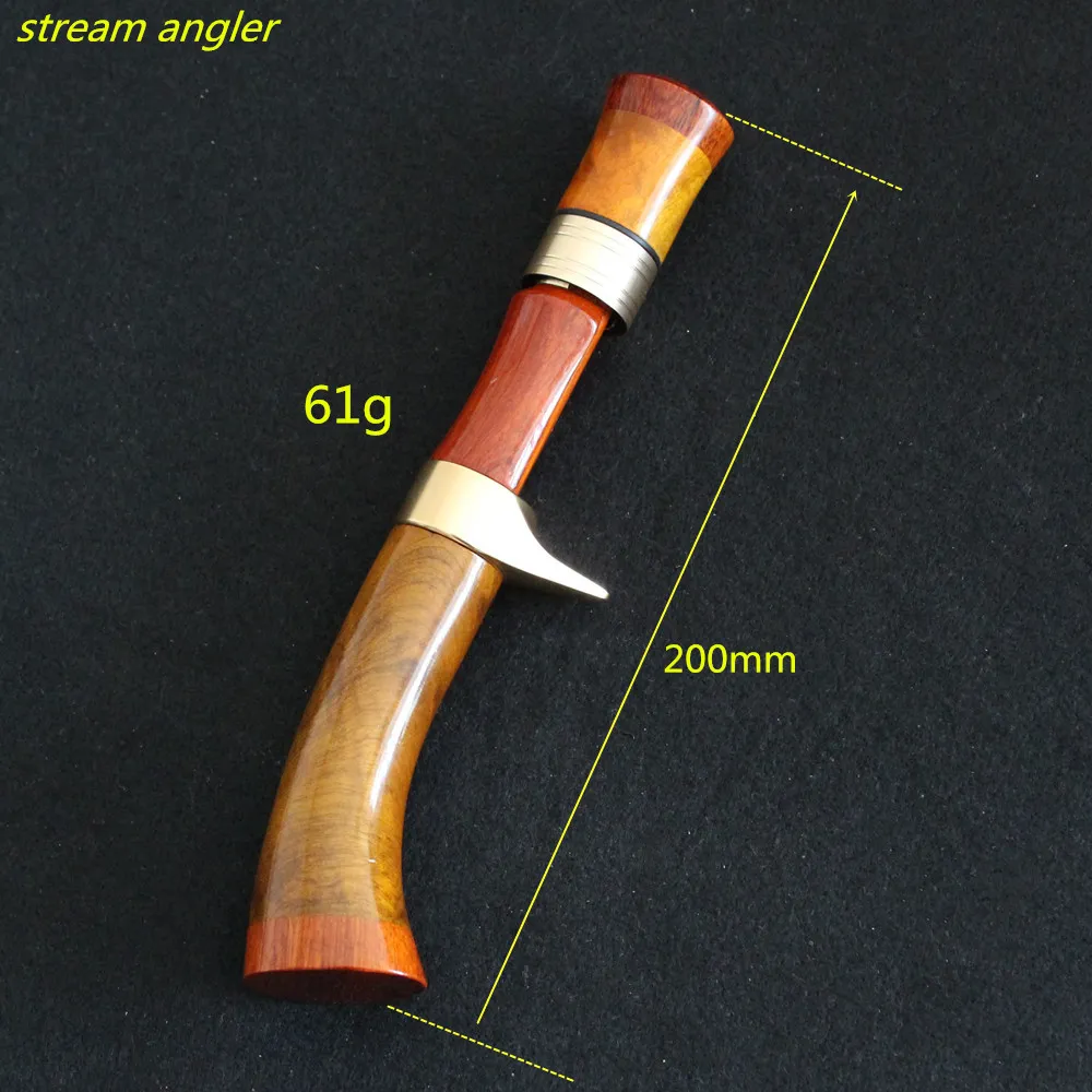Camphor Tree Solid Wood Fishing Rod Handle DIY Spinning & Baitcasting ...