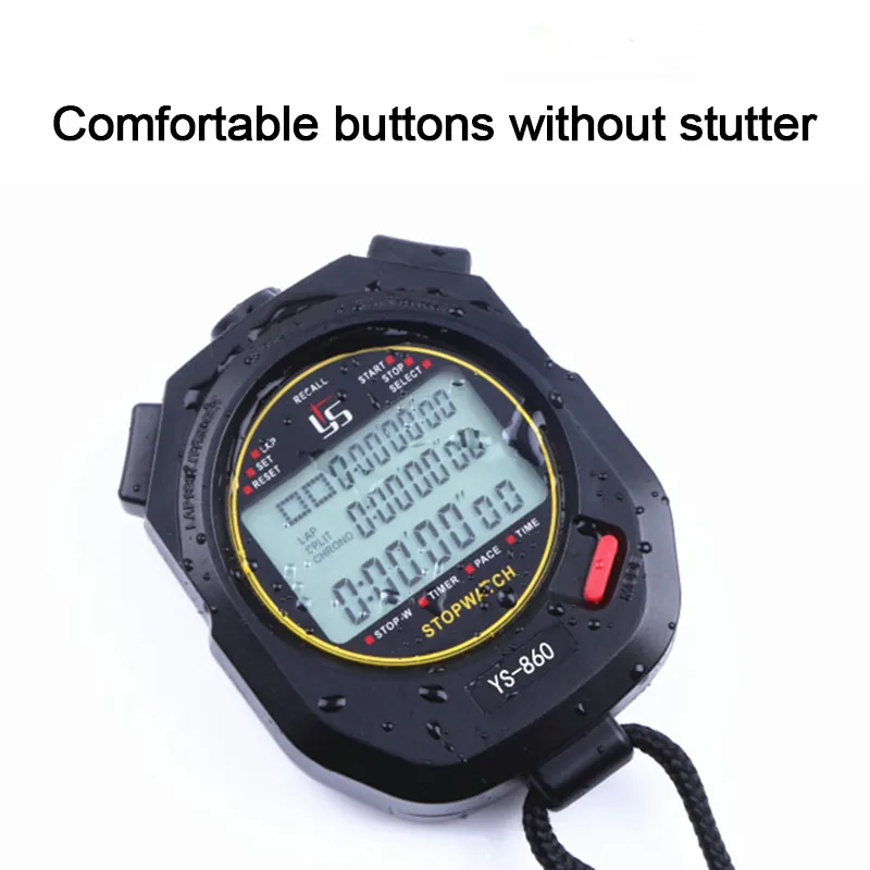 Professional Digital Handheld Stopwatch: Accurate Sports Timer for ...
