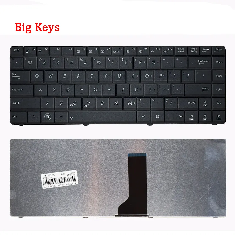 DHgate.com:2024Laptop Replacement Keyboard for Asus X43S X42J X44H K42D ...