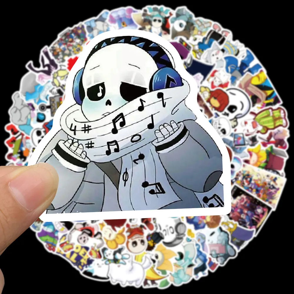 Undertale Graffiti Stickers for Laptops, Water Bottles, Skateboards ...