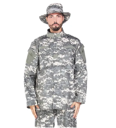 Men's 17-Color Tactical Military Uniform Set: Durable ACU Combat Shirt ...