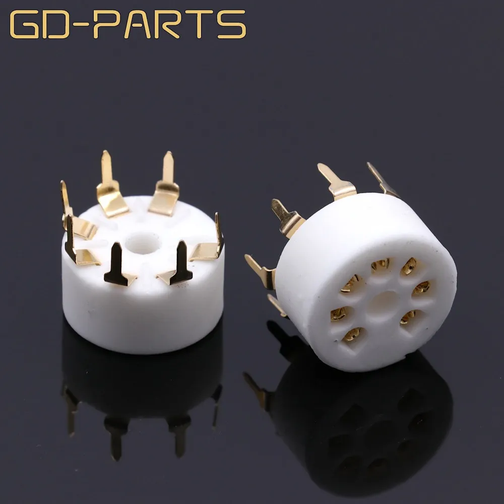 GD-PARTS B7G Ceramic 7-Pin Vacuum Tube Socket for 6AU6 EF95 6C4 6X4 ...