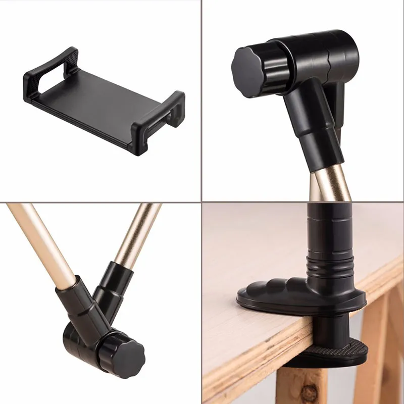 Folding Long Flexible Arm Tablet Holder Stand for iPad Samsung Kindle ...