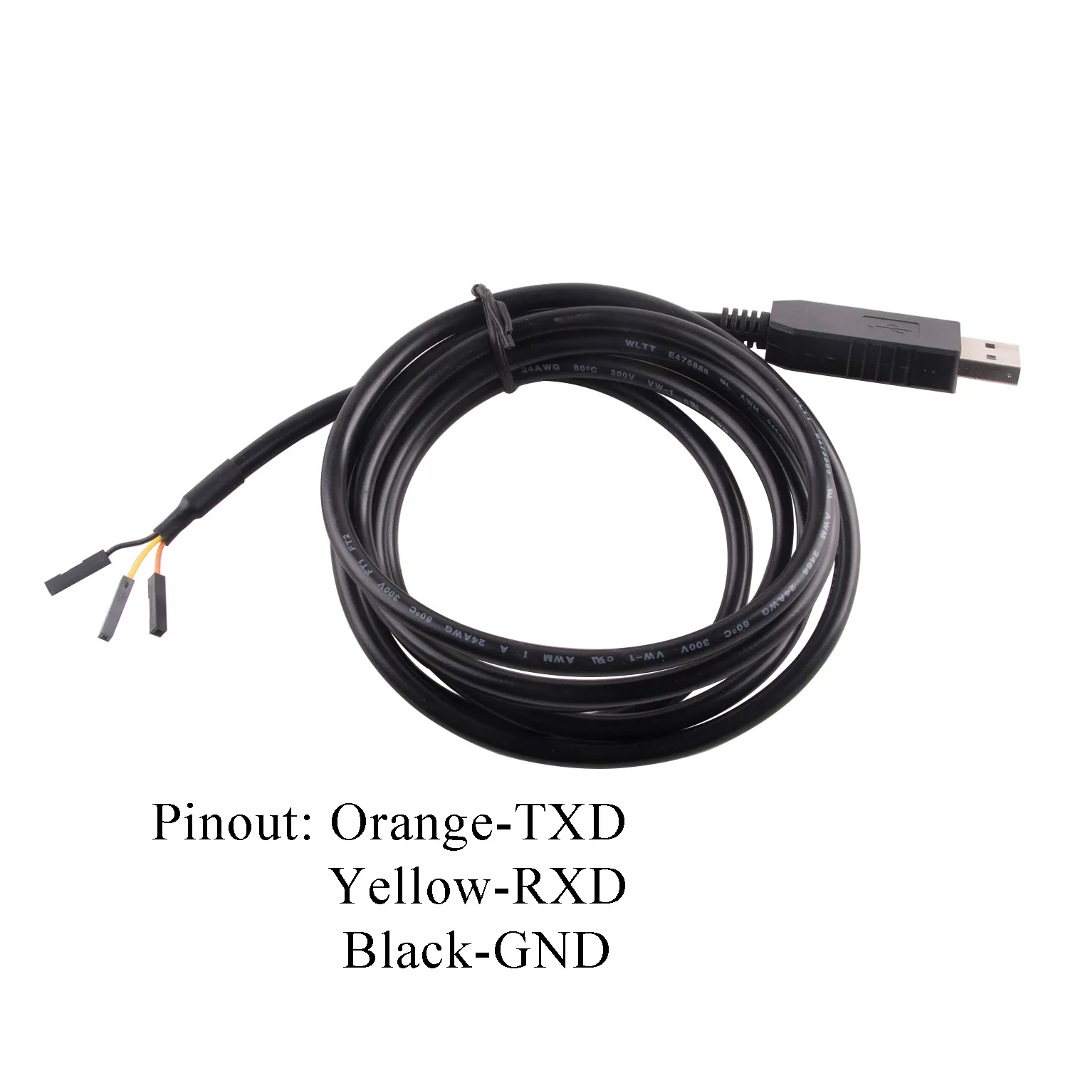 DHgate.com:FTDI FT232RL 3.3V USB to TTL Serial UART Debug Cable with 6 ...