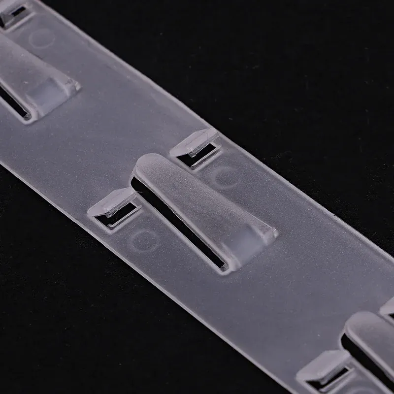 Supermarket Snack Hanging Strips Zip Lock Plastic Display Hooks For ...