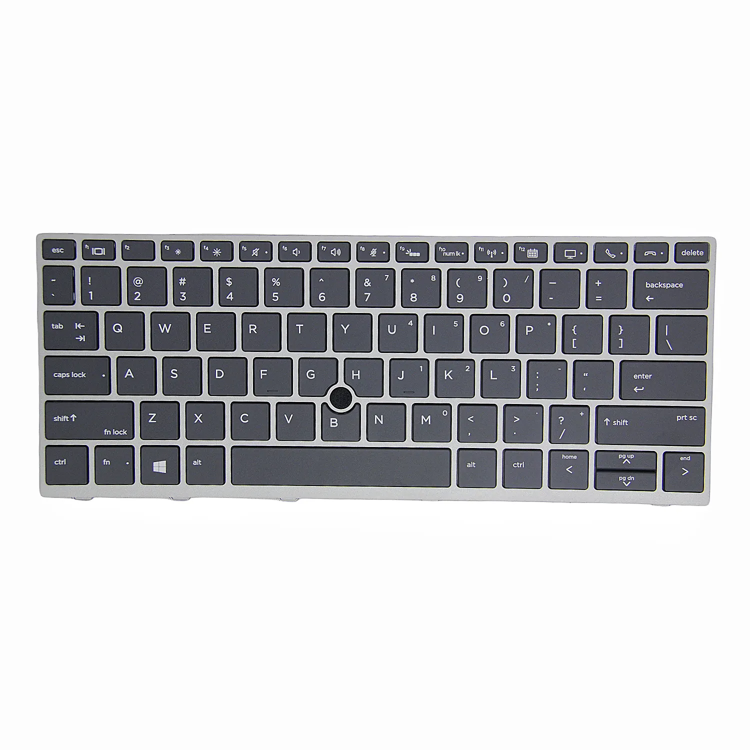 7-color Backlit US English Laptop Keyboard for HP Elitebook x360 830 G5 ...