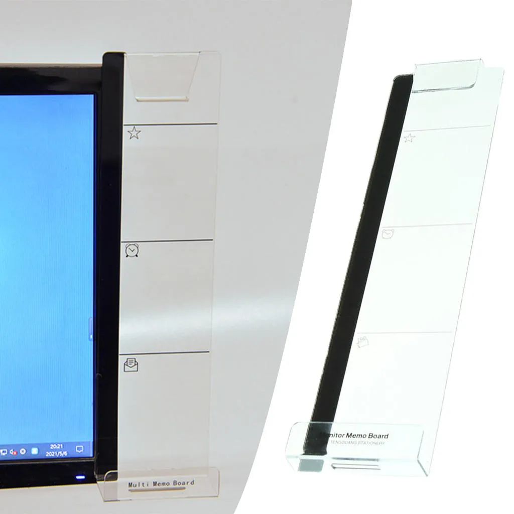 Transparent Computer oled computer monitor with Memo Board, Sticky ...