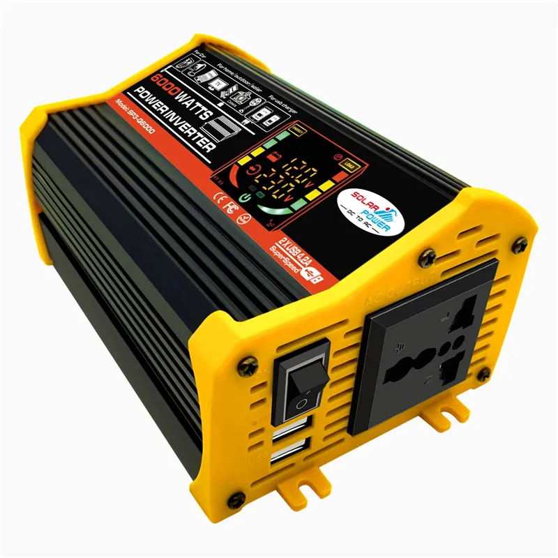 DHgate.com:Upgraded 6000W Power Inverter, DC 12V to AC 220V 110V ...