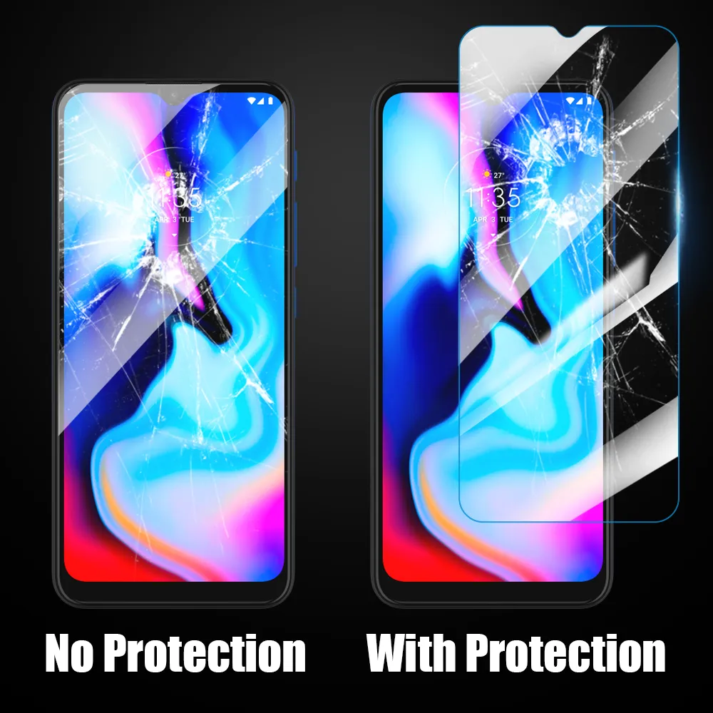 Tempered Glass Screen Protector for Motorola Moto E22s, E22, E22i, E30, E32, E32s, E40, E20, E7i ...