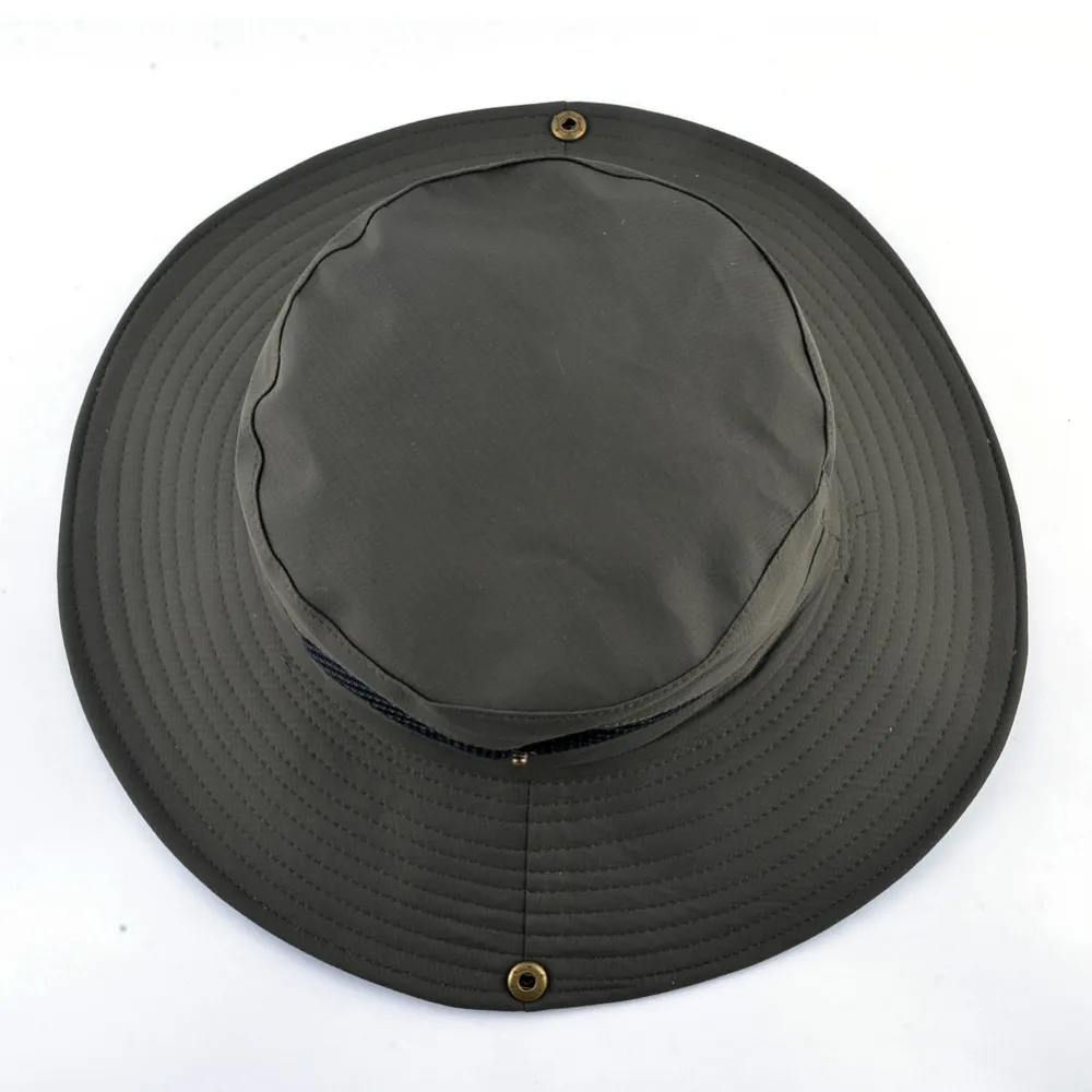 TQMSMY Outdoor Boonie Cap with Adjustable Rope Military Style Wide Brim ...