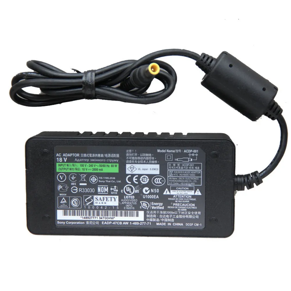 DHgate.com:18V 2.6A AC DC Adapter Charger For Sony Laptop Power Supply ...