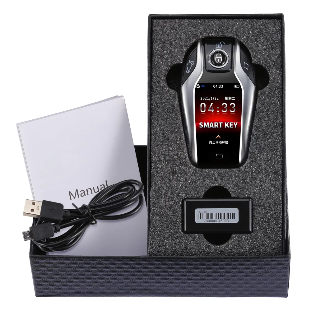 TK800+ LCD Screen Remote Smart Key Fob Replacement for BMW/Audi/Honda ...