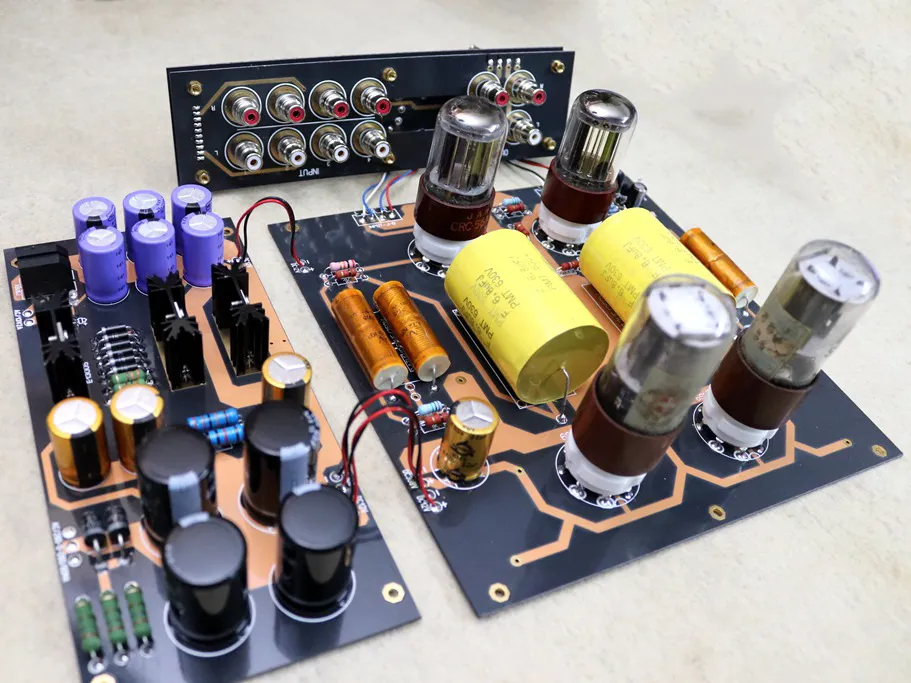 DIY 6SN7 12AU7 Tube Preamp Preamplifier Bile Preamp Reference American ...