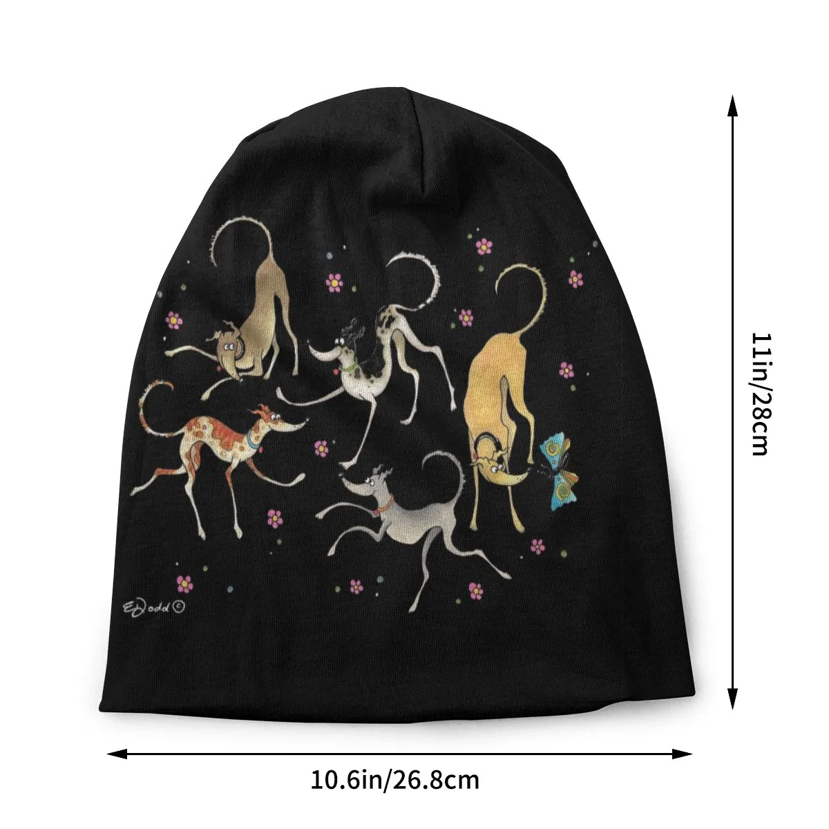 Dog Beanie Knit Hat for Winter Greyhounds Whippets Sighthound Warm ...