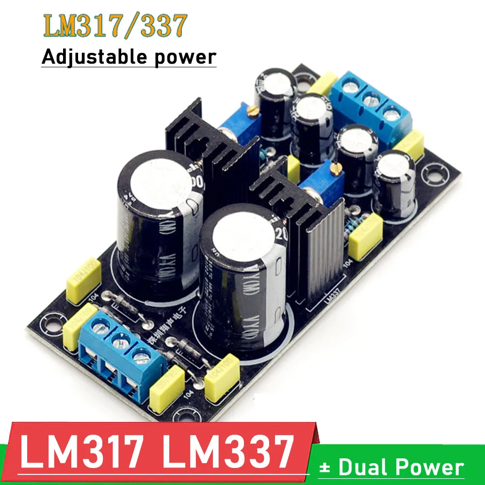 Adjustable Voltage Regulator Power Supply: Positive Negative Dual Power ...