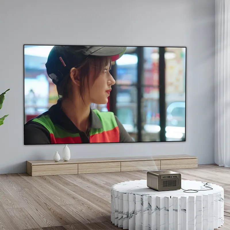 ALR Projection Screen: 106 Inch 4K/8K 3D Black Diamond ALR Fixed Frame ...