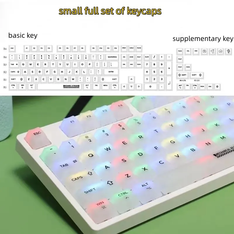 DHgate.com:82/122 Key PBT Double Shot Translucent Keycaps Set for ...