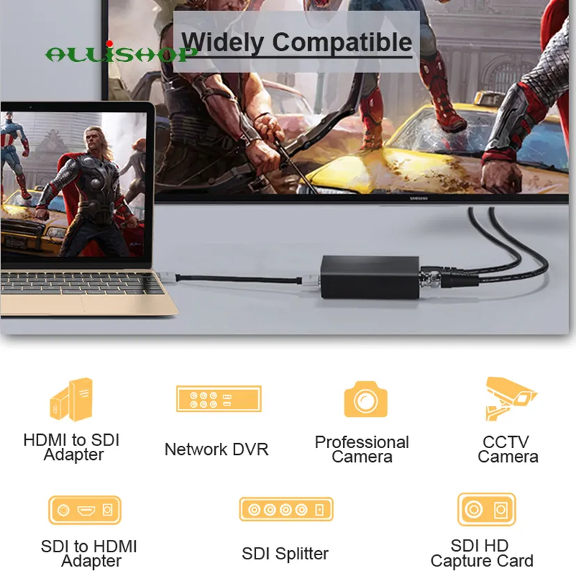 1080P HD-SDI RG59 BNC Male to Male Plug 3GHz 75 Ohm Cable for CCTV ...