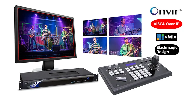 RS485 RS232 VISCA Pelco Keyboard Joystick Network Controller Panel for ...