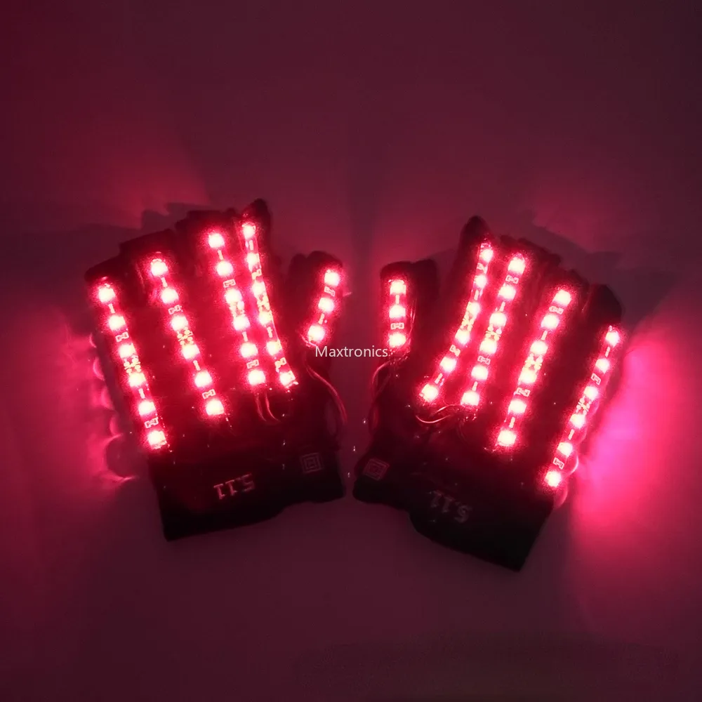 Luminescent Cosplay LED Gloves: 6 Vivid Colors for Men & Women Stage ...