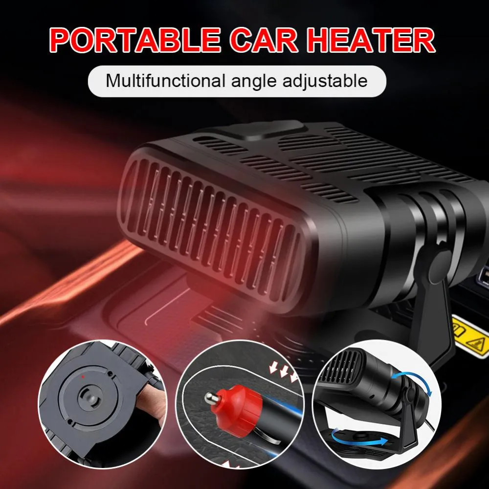 Qty 1-5 12V/24V Auto Car Heater Fast Heating Cooling Fan Windscreen ...