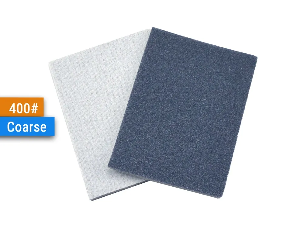 400-3000 Grit Sanding Sponge 75x100mm Hook&Loop Flocking Polishing ...