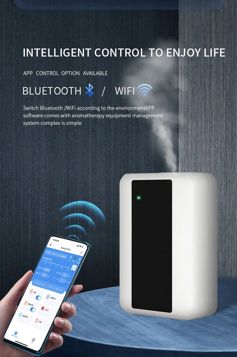 Smart Aroma Oasis: Premium Electric Fragrance Diffuser for Home and ...