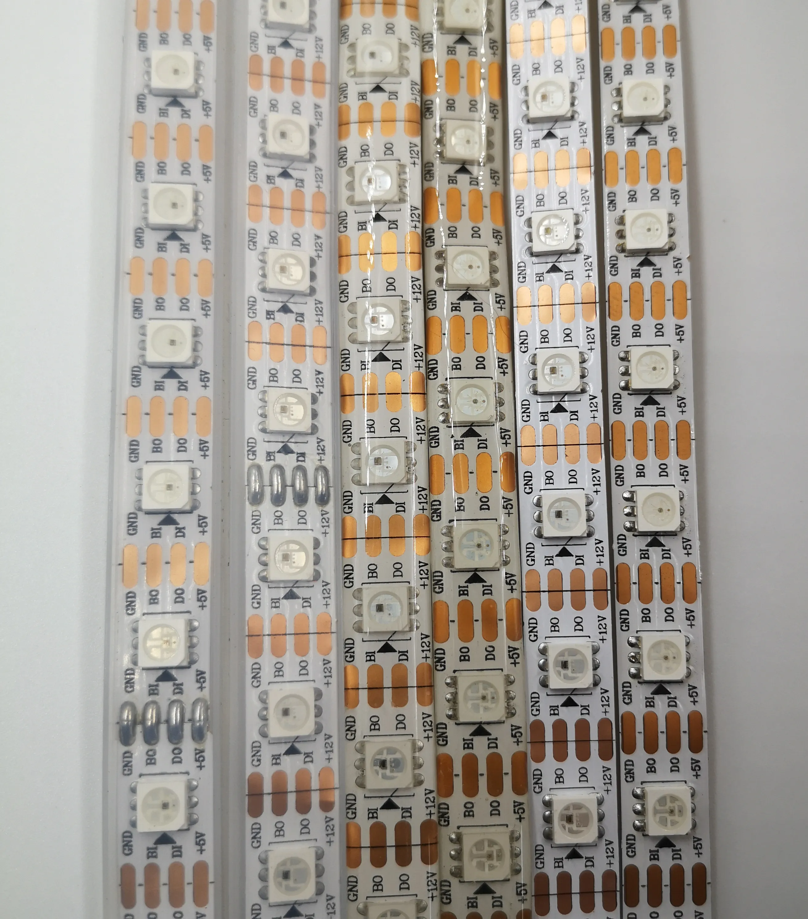 DC5V-12V WS2812B WS2813 WS2815 SMD LED Strip Lights, Individually ...