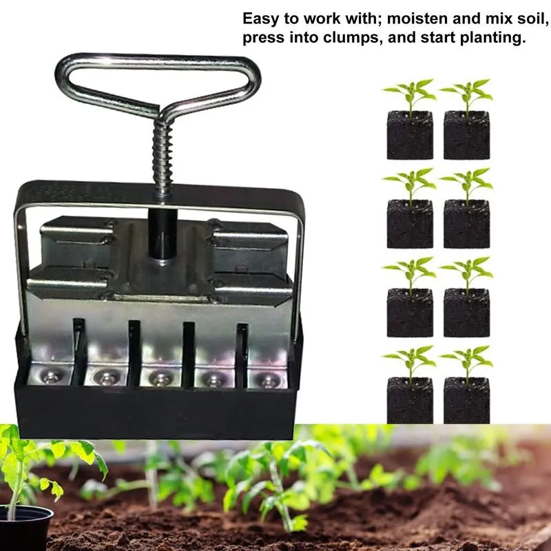 DHgate.com:Soil Block Maker: 20-Cell Handheld Tool with Ergonomic ...