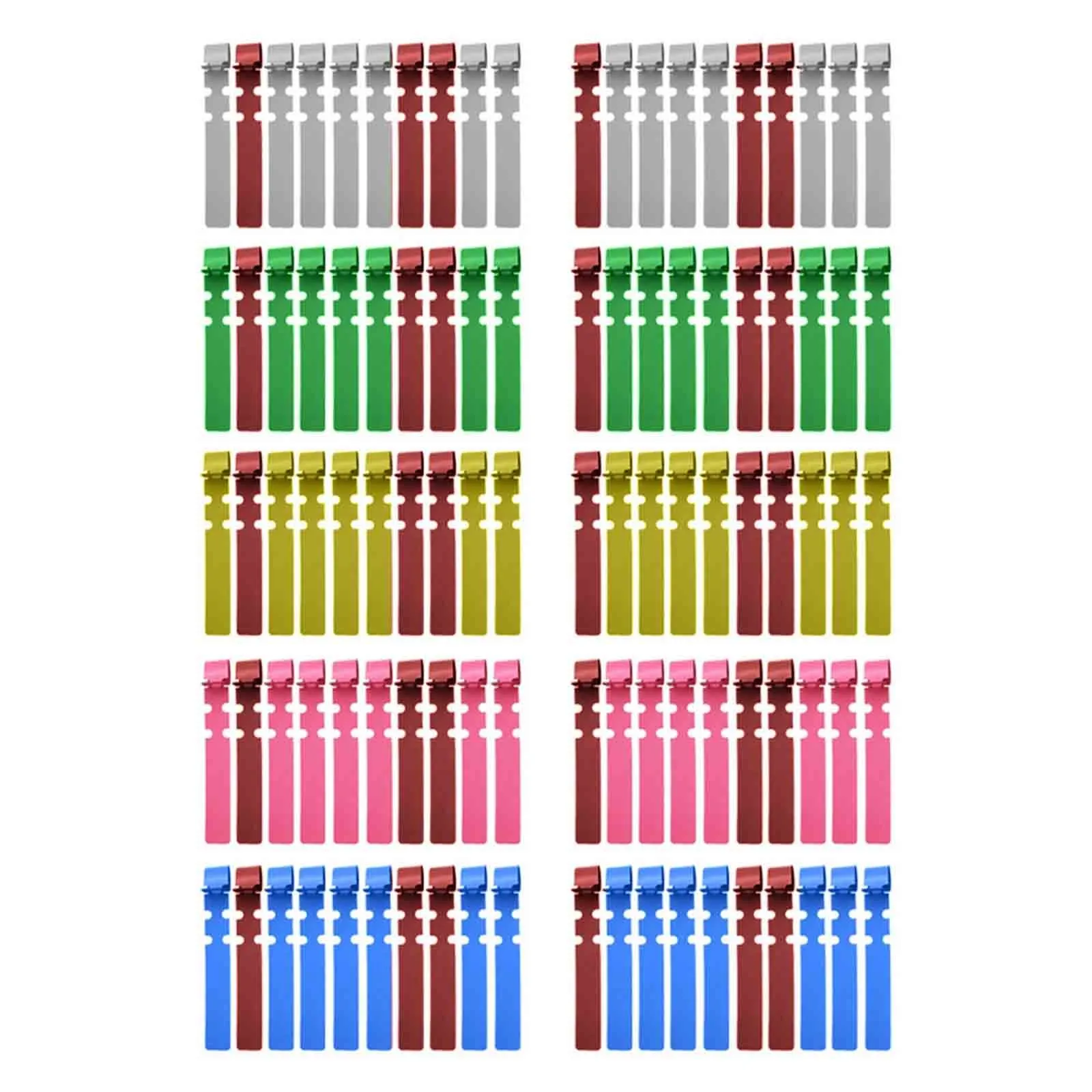 Durable Nursery Garden Stake Tags: Weatherproof Plastic Plant Markers ...