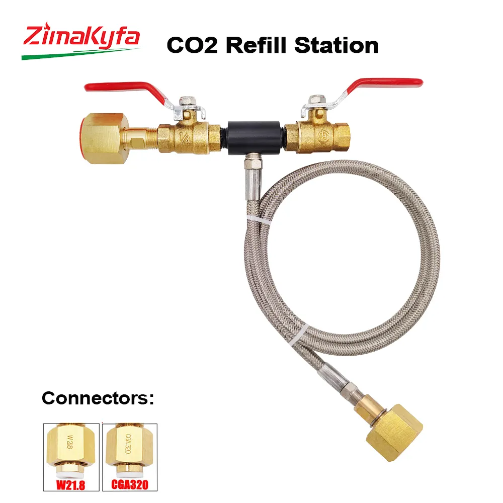 CO2 Exchange propane refills Adapter for Soda Maker...