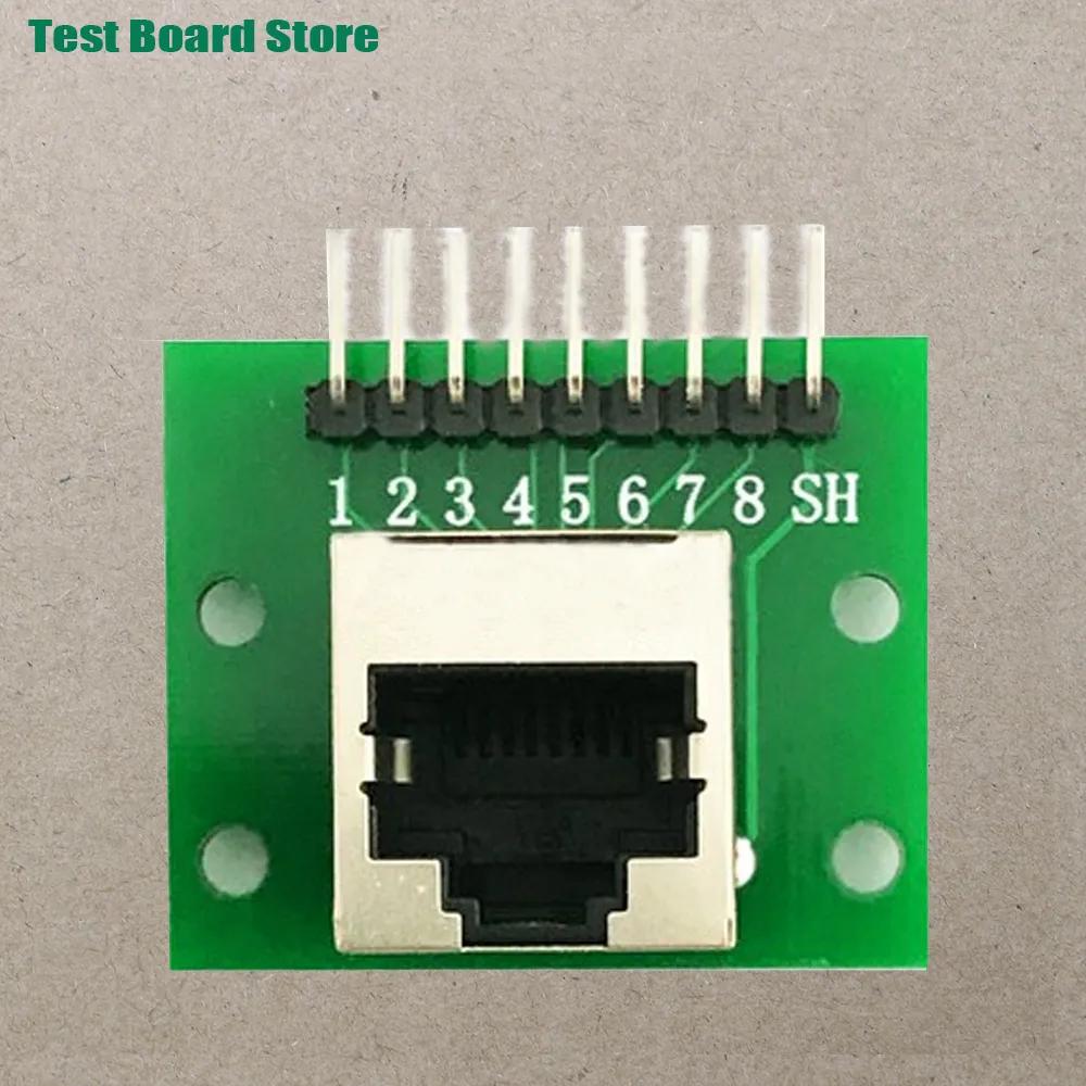 e RJ45 Ethernet Port Adapter Board 8P Network Terminal Test Circuit ...
