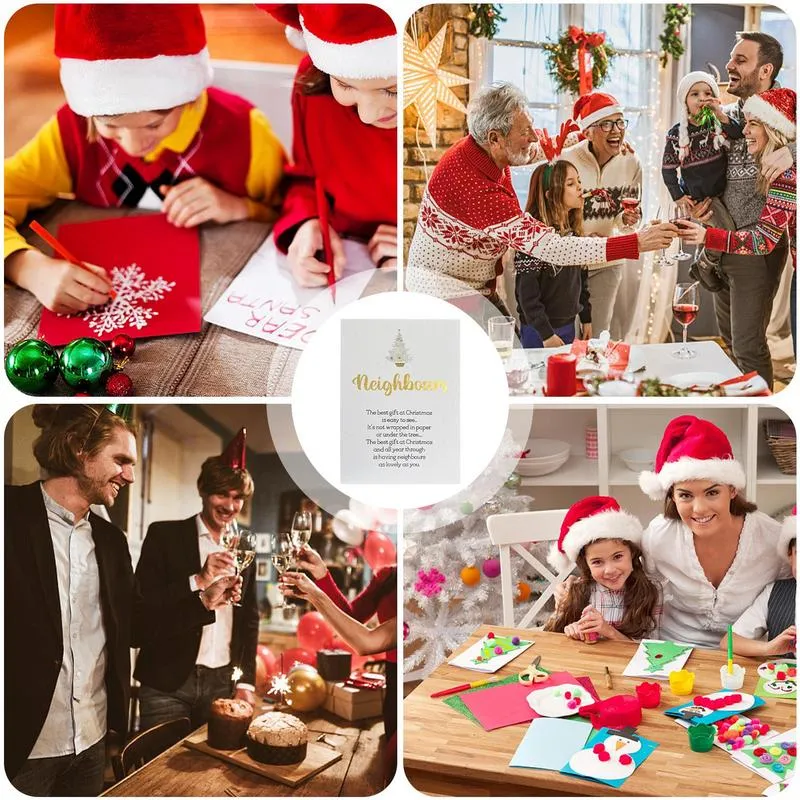 DHgate.com:Christmas Greeting Cards Box Set: Reusable Eco-friendly ...
