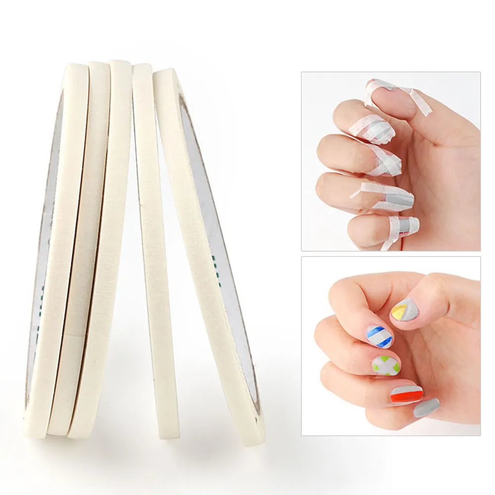 French Stripe Style Edge Guide Tips Adhesive Nail Tape Stickers ...