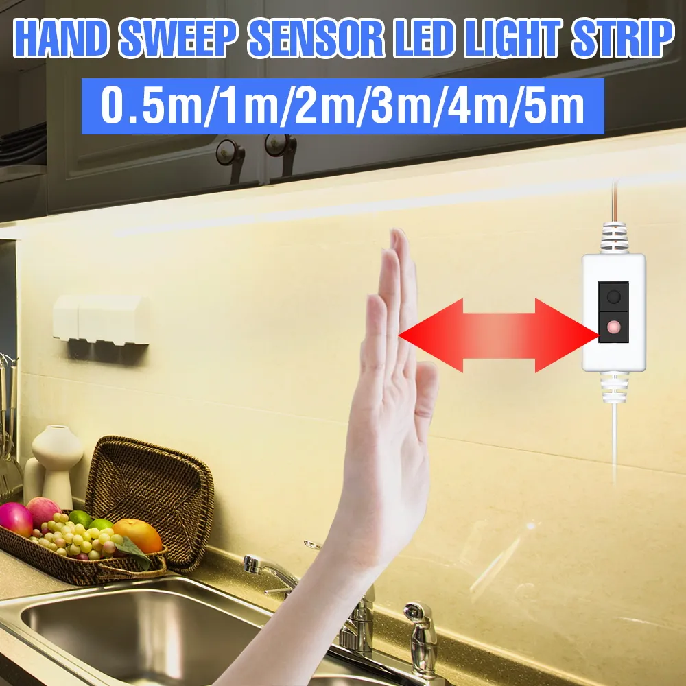 DHgate.com:USB Under Cabinet Lights with Hand Sweep Switch - 5V Smart ...