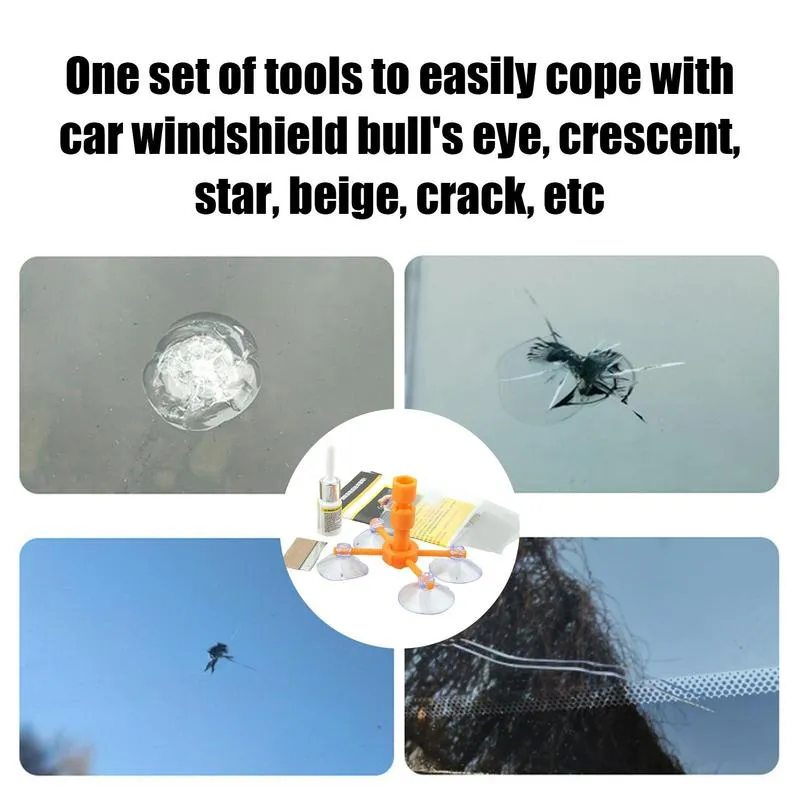 Car Glass Scratch Repair Liquid DIY Auto Windshield Crack Restore Tool ...