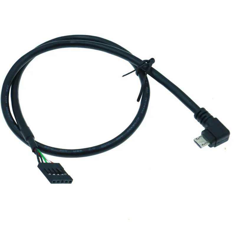 DHgate.com:5M, Right-Angled Micro USB to DuPont Cable 5-Pin Female | PC ...