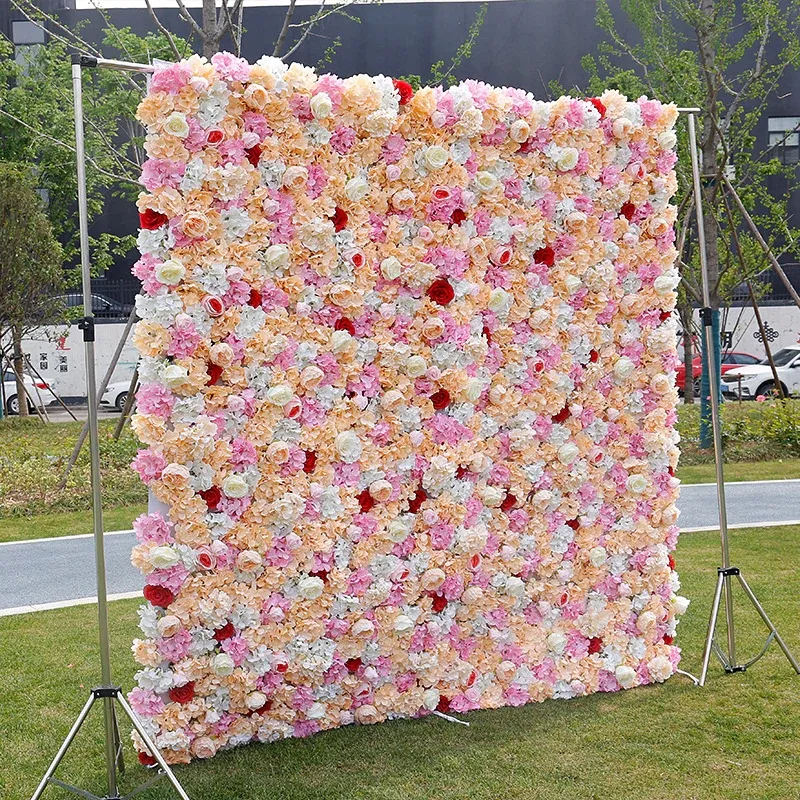 DHgate.com:Artificial Hydrangea Flower Wall Decor - Champagne Pink ...