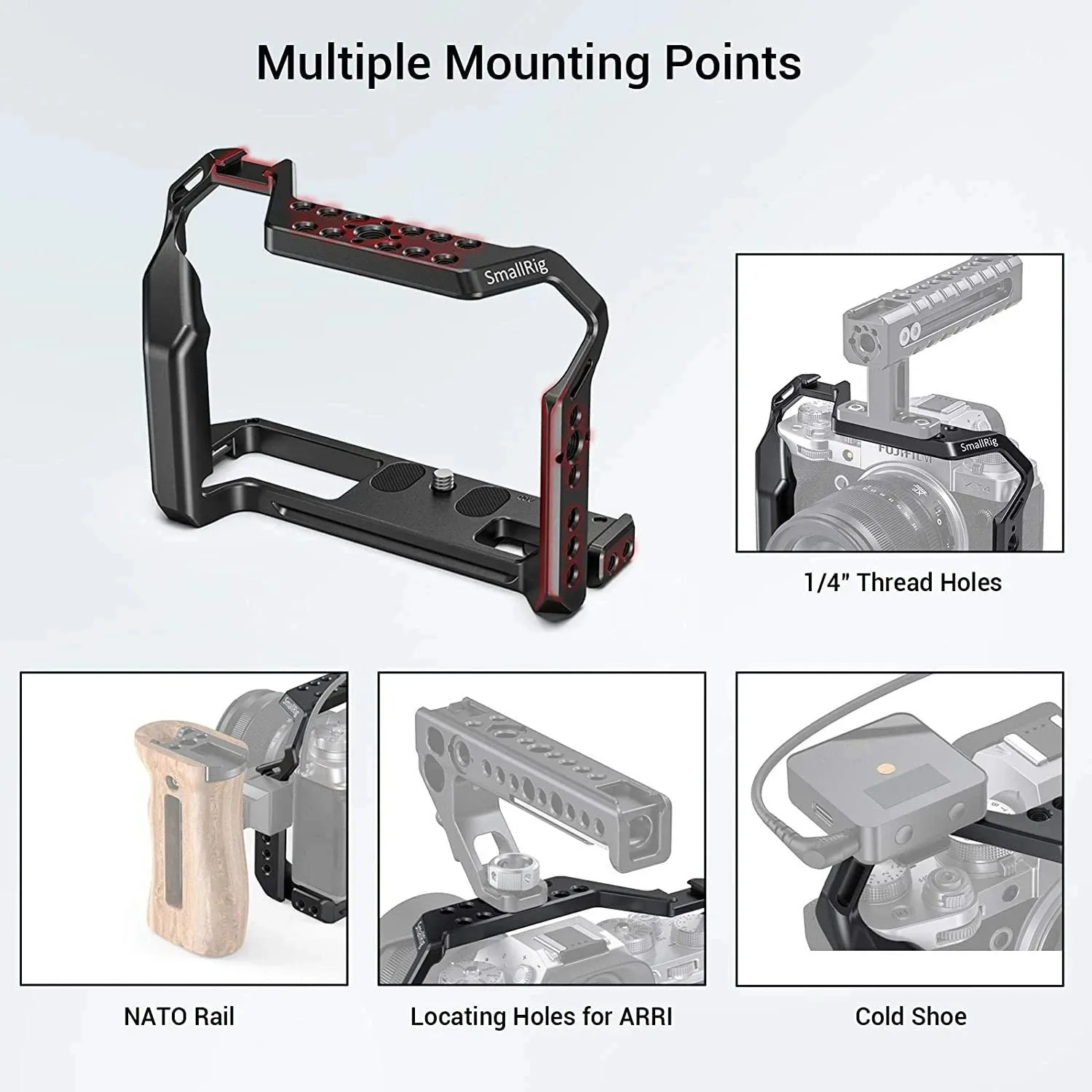 DHgate.com:SmallRig XT4 Camera Cage Rig for FUJIFILM XT4 Camera ...