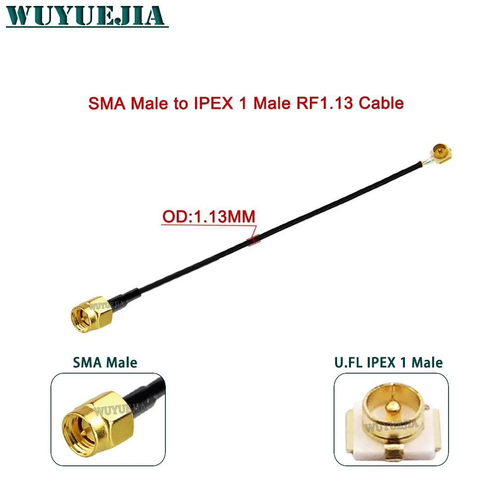 DHgate.com:SMA Male/Female to IPEX Cable uFL/u.FL/IPX/IPEX-1 Male Connector WIFI Antenna RF1.13 ...