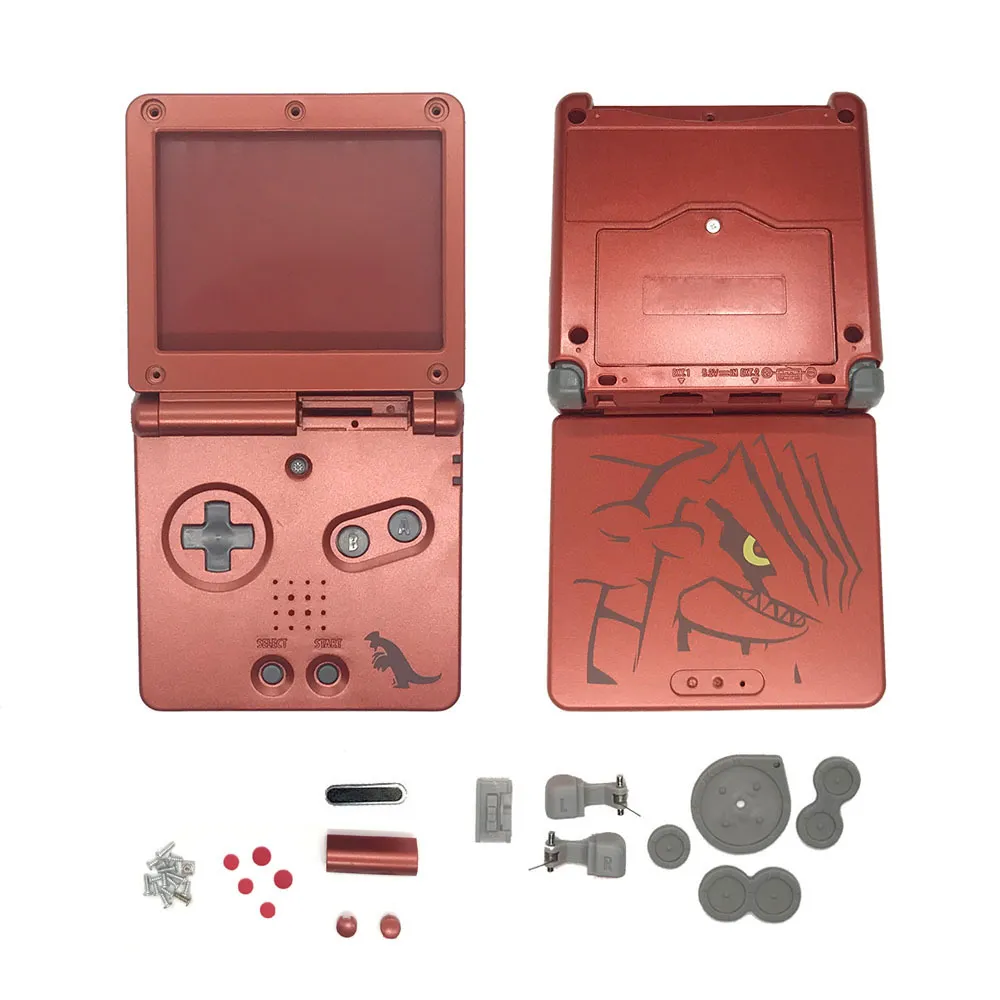 Housing Shell Case for Gameboy Advance SP Classic SFC Gray with Buttons ...