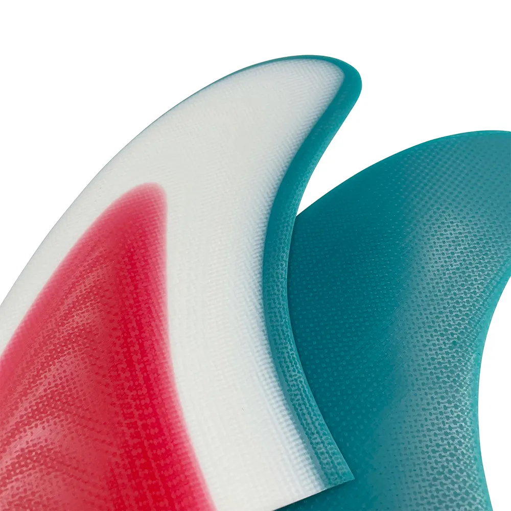Surfing UPSURF FCS Twin Fin Set 2 Fins - Thruster Performance Glass ...