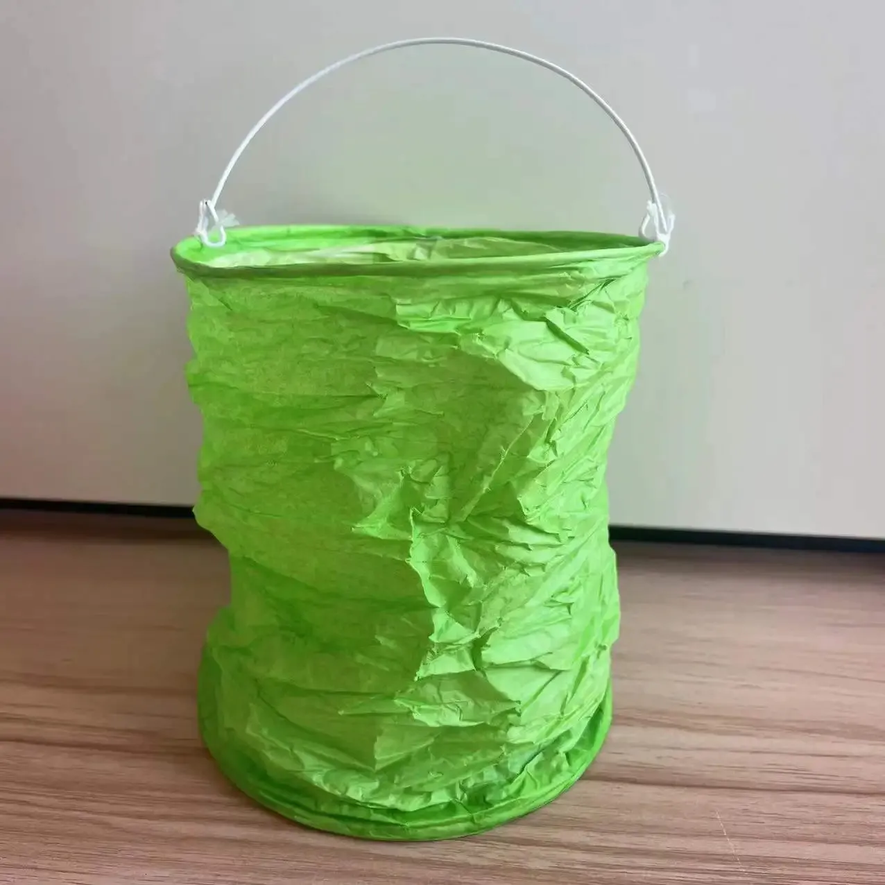 DIY White Cylindrical Paper Lantern with LED Candle Lights for Wedding ...