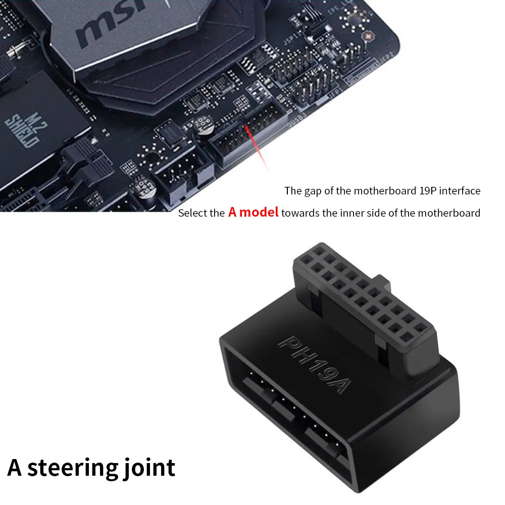 TISHRIC USB 3.0 19pin/20pin web socket for Desktop and Motherboard with ...